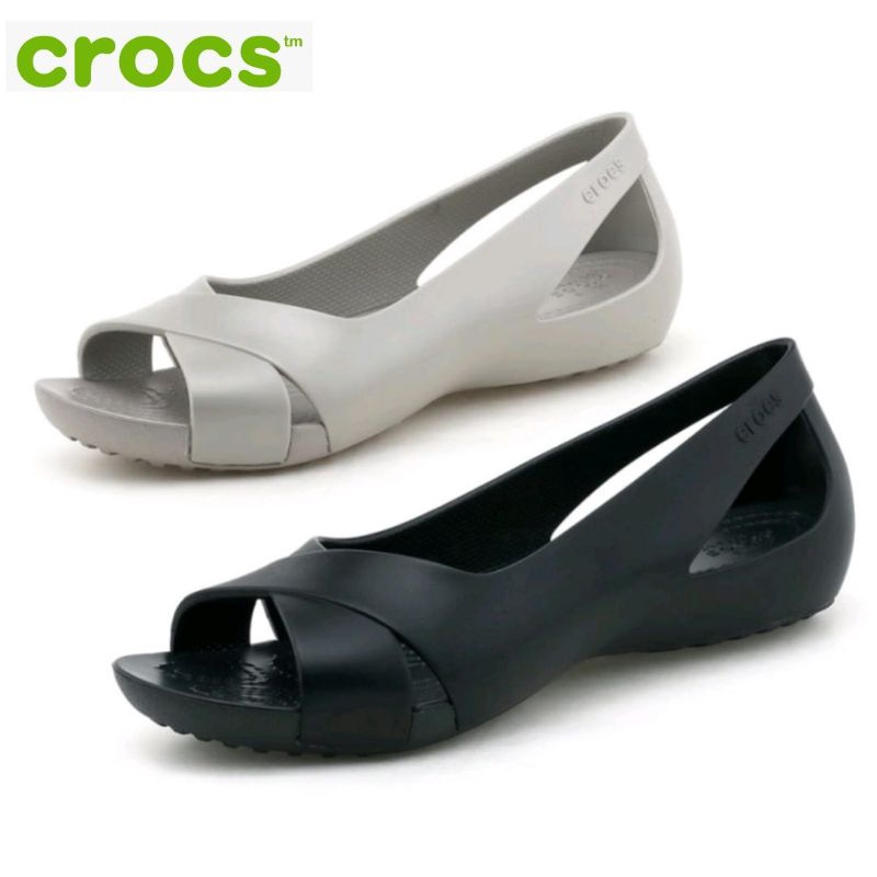 Jual Sandal crocs wanita / Crocs Flat Serena / Crocs Selena / sandal ...