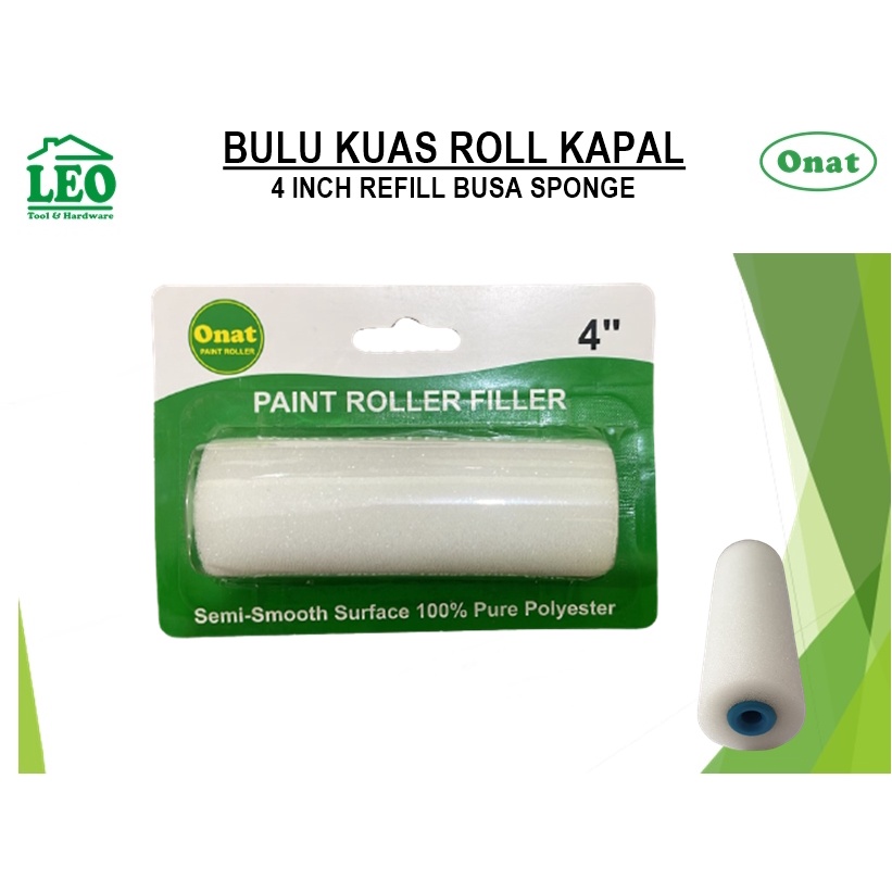 Jual Bulu Rol Roll Cat Busa Foam Epoxy Isi Kuas Paint Mini Roller 4" 4 ...