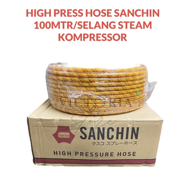 Jual SELANG STEAM SANCHIN TORNADO 100 Meter / HIGH PRESSURE SANCHIN ...