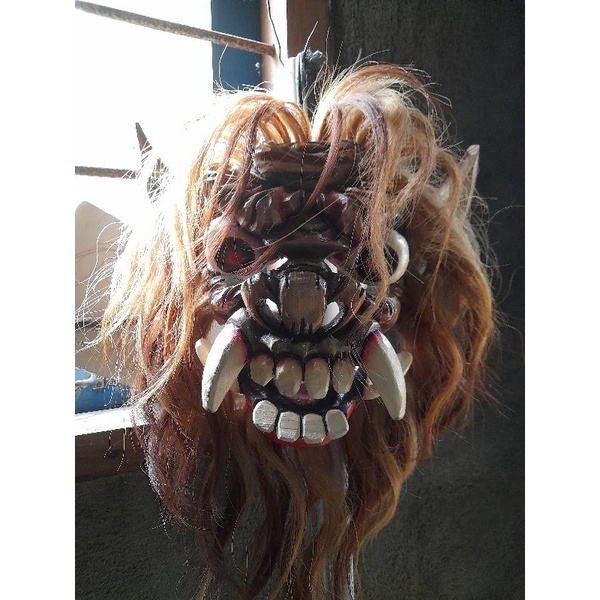 Jual topeng buto butho gedruk kayu | Shopee Indonesia