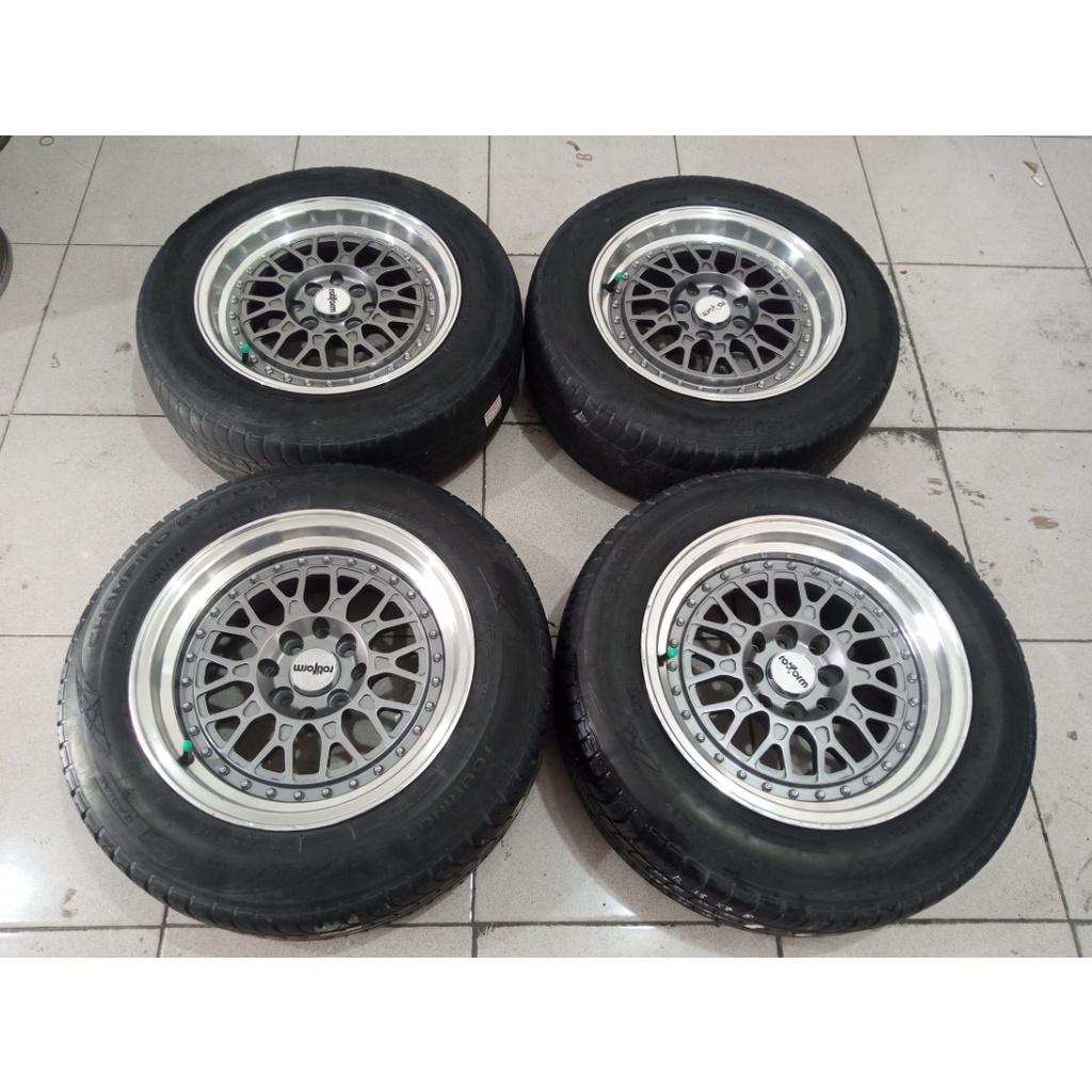 Jual Velg Seken Mobil Celong ROTIFORM Ring 15 Hole 4X100 4X114,3 GP ...