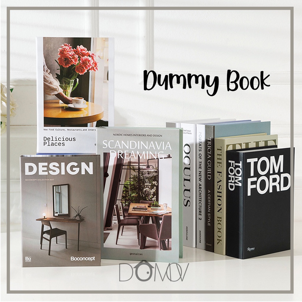 Jual DOMOV Dummy Book Buku Pajangan Rumah Unik Properti Foto Produk ...