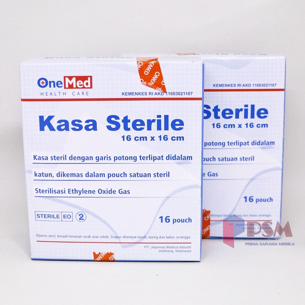 Jual Onemed Kasa Sterile 16x16cm KS B16 box isi 16 / Kasa Steril ...