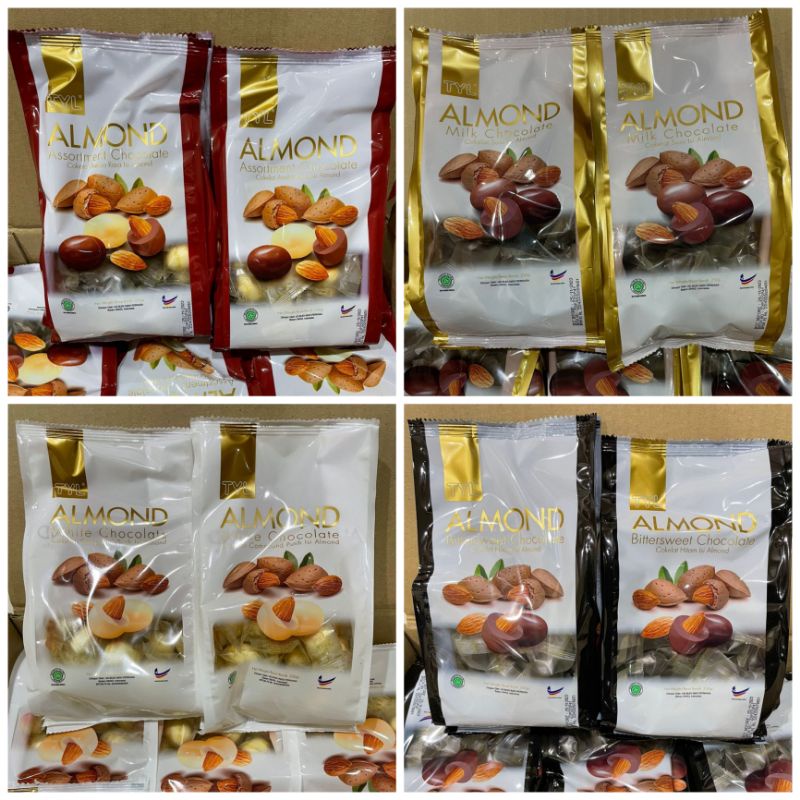 Jual TYL Almond Chocolate Bittersweet Chocolate / Almond White ...