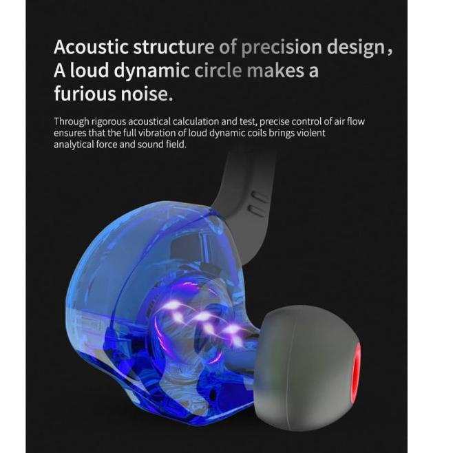 Jual QKZ AK6 Dynamic Super Bass Earphone Music HiFi Headset Hi Res ...