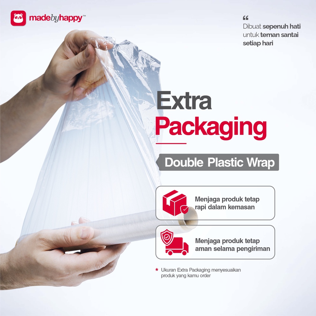 Jual Extra Packaging Double Plastic Wrap (Packing Tambahan) | Shopee ...