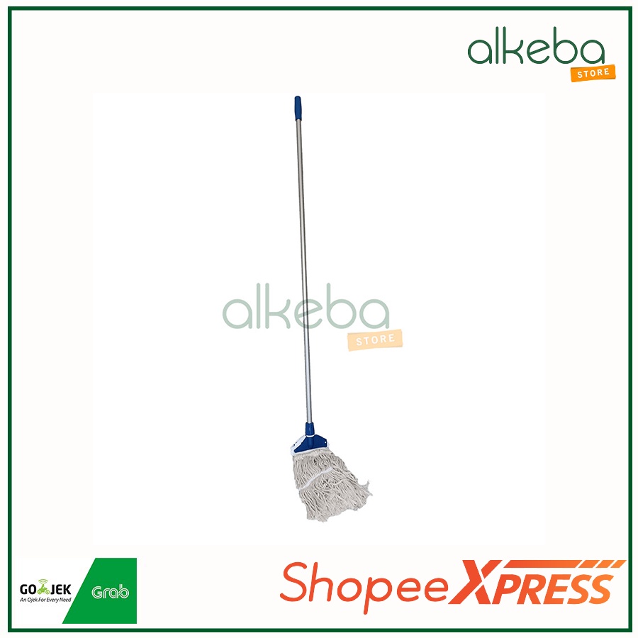 Jual Mop Pel Set Komplit Kain Putih Premium / Tongkat + Frame + Kain ...