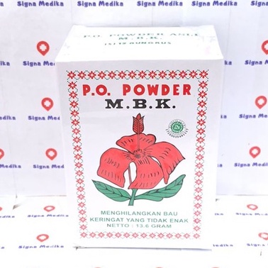 Jual Bedak MBK Powder White Box Isi 12 Sachet | Shopee Indonesia
