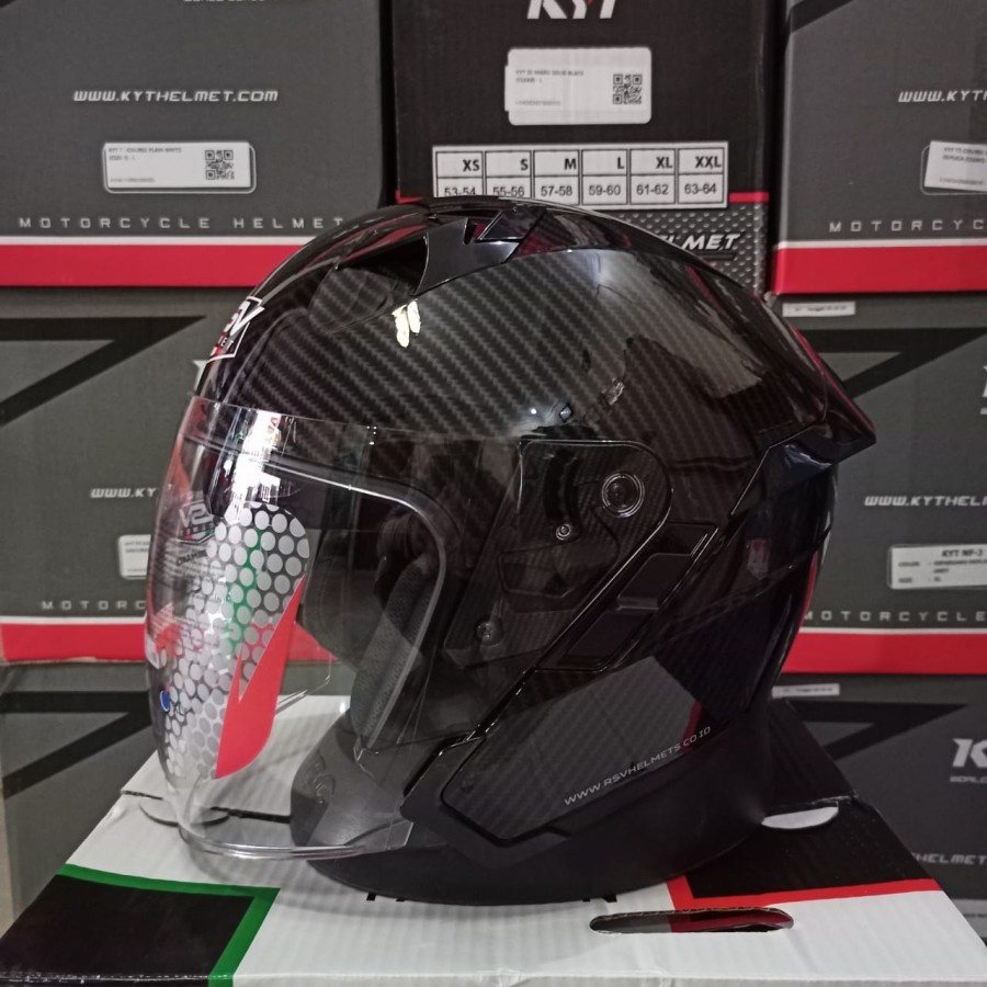 Jual RSV HELM SV300 CARBON DOUBLE VISOR | HELM RSV SV 300 | HELM RSV SV ...