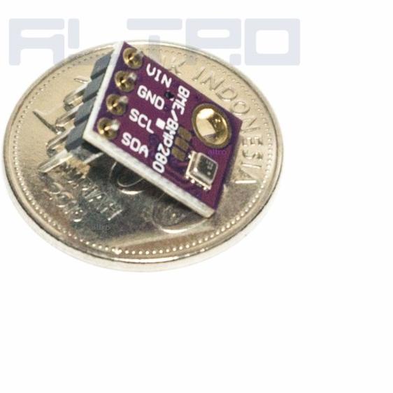 Jual BME280 Altimeter Pressure Temp Humidity Sensor - 5V Arduino ...