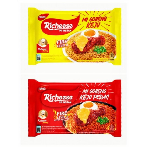 Jual Richeese Mie Keju Mi Instant Richeese Nabati | Shopee Indonesia