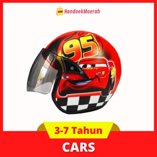 Jual Helm Anak HALF FACE CARS Murah / Helmet Non SNI / Helm Karakter Kartun Lucu / Helm Anak ...
