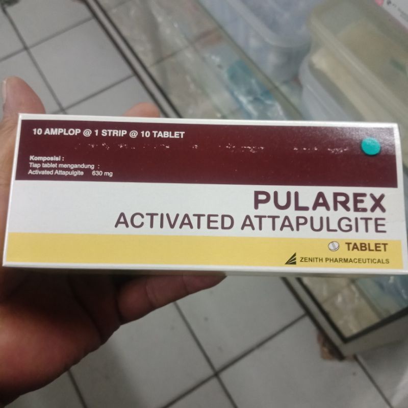 Jual PULAREX Activated Attapulgite 100tablet | Shopee Indonesia