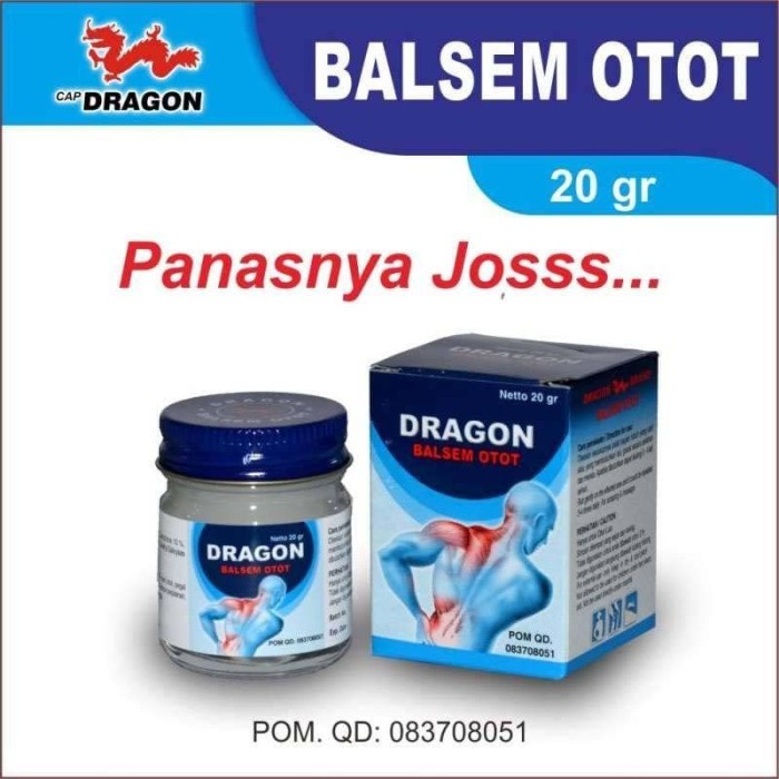 Jual Dragon Balsem Otot Dragon 20 Gram Nyeri Sendi dan Otot | Shopee ...