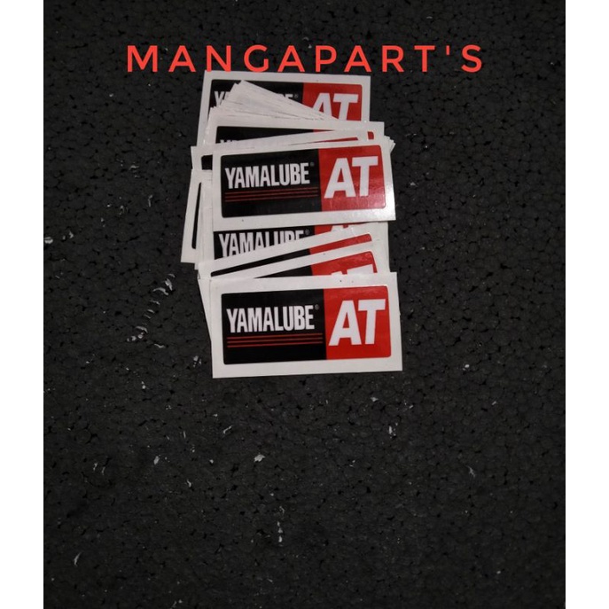 Jual sticker Yamalube merah sticker yamalube AT list yamalube AT ...