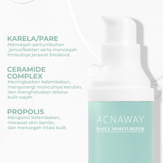 Jual ACNAWAY Daily Moisturizer Karela + Ceramide Complex + Propolis ...