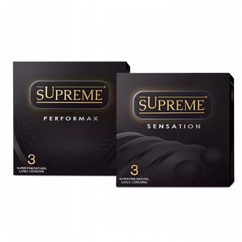 Jual Kondom Supreme Performax / Sensation - Isi 3 pcs | Shopee Indonesia