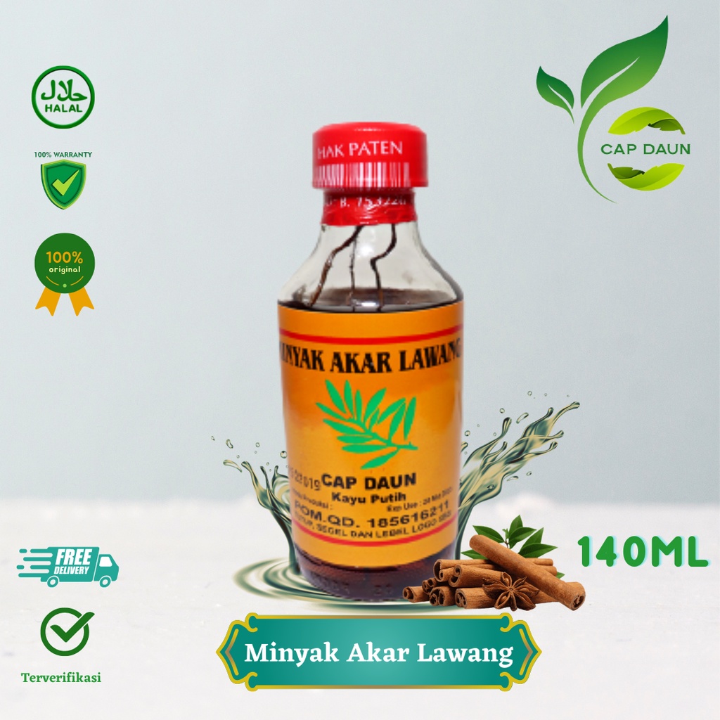 Jual Minyak Akar Lawang Cap Daun 140 ML | Shopee Indonesia