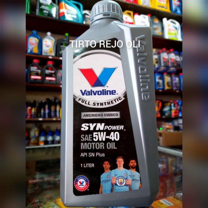 Jual VALVOLINE SYNPOWER FULL SYNTHETIC SAE 5W - 40 1L | Shopee Indonesia