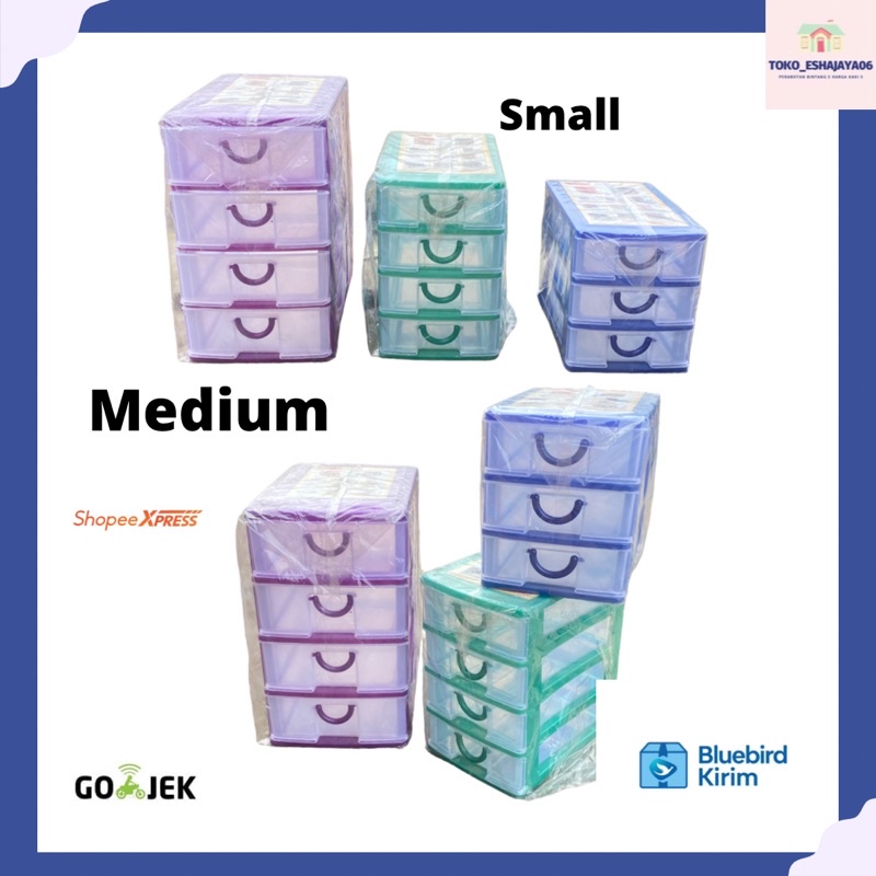 Jual Komet Star Laci Mini Container M5 / Laci Susun 5 Komet Star / Laci ...