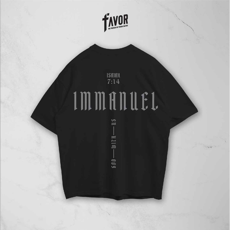 Jual IMMANUEL OVERSIZE T-SHIRT -FAVOR APPAREL- | Shopee Indonesia