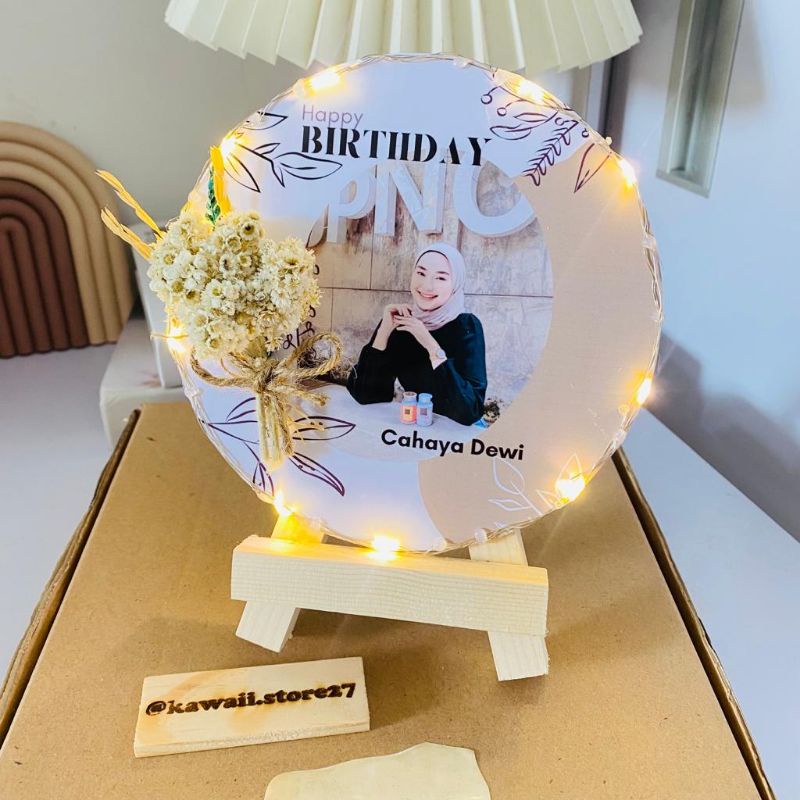 Jual Papan Bunga Mini (Fully Customize) / Kado Frame Custom / Hadiah ...