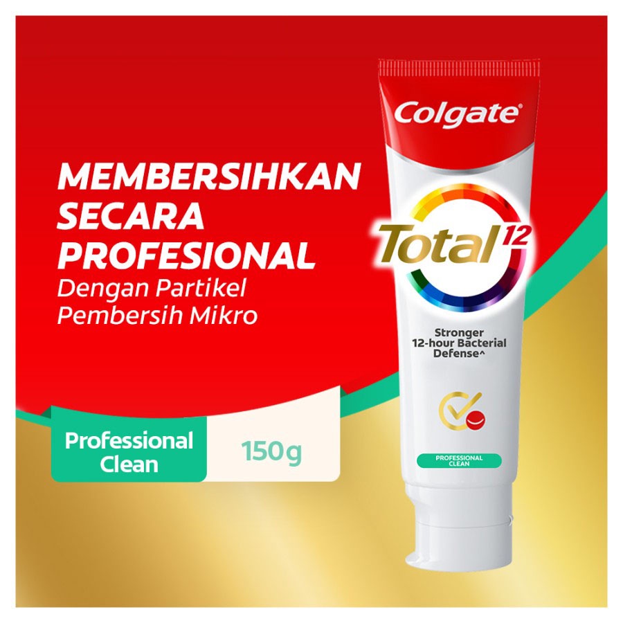 Jual Colgate Pasta Gigi Total Clean Gel 150gr | Shopee Indonesia