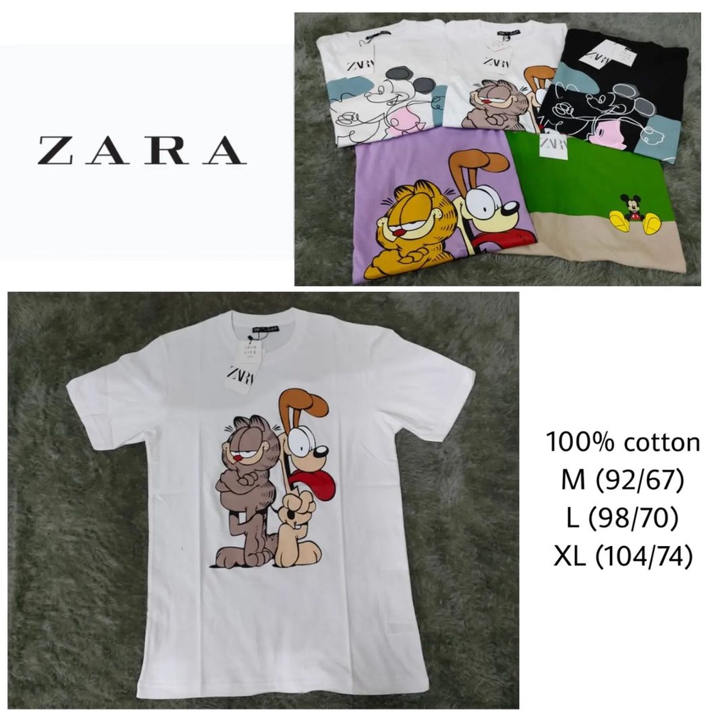 Jual KAOS ZARA X MICKEYMOUSE CARTOON ORIGINAL/TSHIRT PRIA ZARA TERBARU ...
