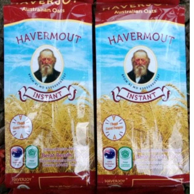 Jual haverjoy 500 gram instant oat merah / gandum cereal. / australian ...