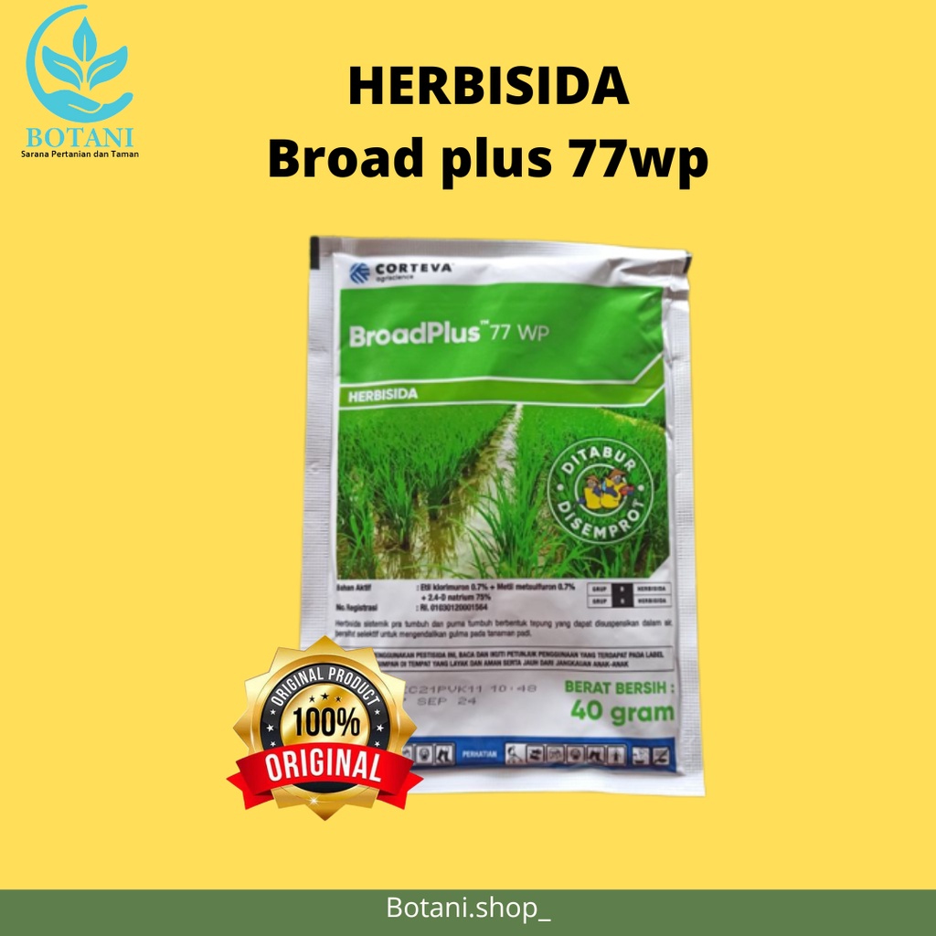 Jual Herbisida Broad Plus 77 WP 40 gram | Shopee Indonesia