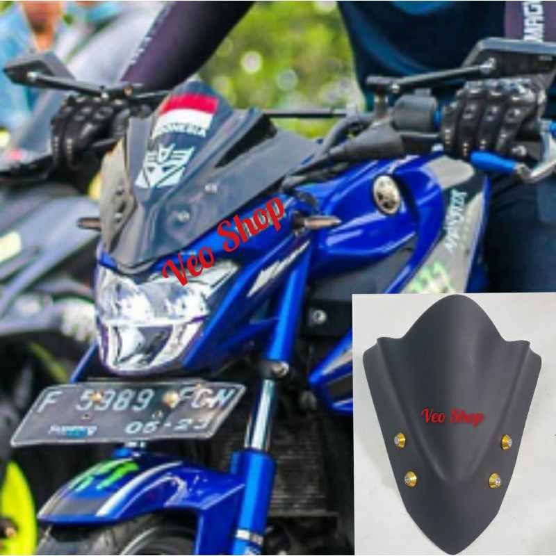 Jual VISOR YAMAHA NEW VIXION R 155 VVA PLUS BAUT WINDSHIELD YAMAHA NEW ...