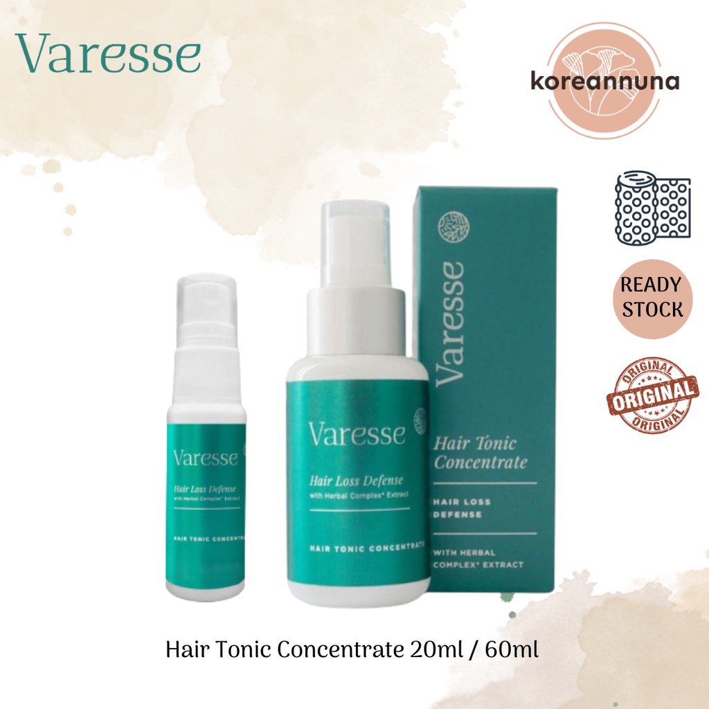 Jual Varesse Hair Tonic Concentrate 5ml/20ml/60 ml | Penumbuh Rambut ...