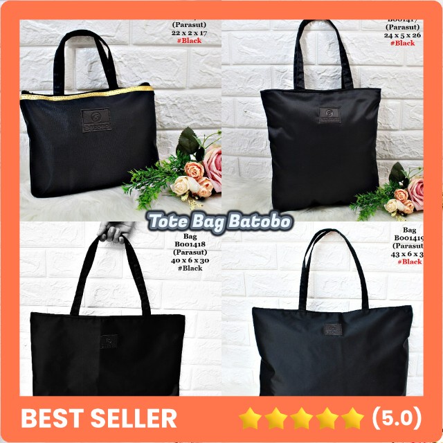 Jual Aneka Tote Bag Tas Tote Batobo Dengan Bermacam Ukuran | Shopee ...