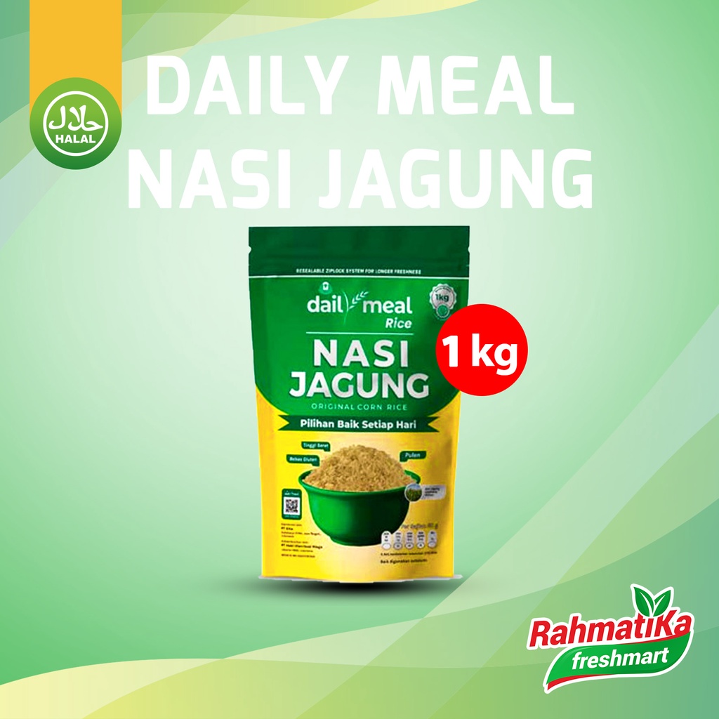Jual Daily Meal Nasi Jagung Original / Corn Rice 1 Kg | Shopee Indonesia