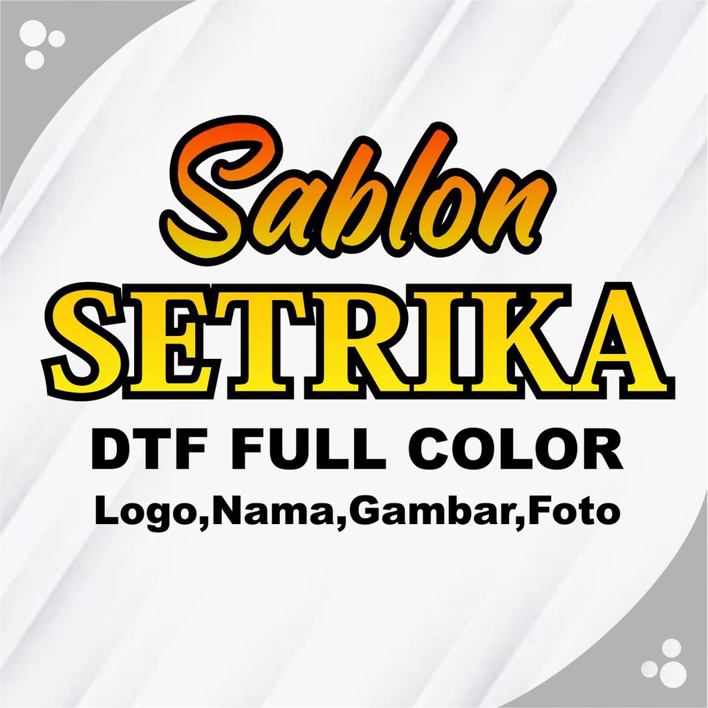 Jual Sablon setrika DTF costum siap press satuan tanpa minimal order ...