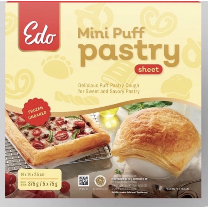 Jual Edo mini puff pastry 375gram | Shopee Indonesia