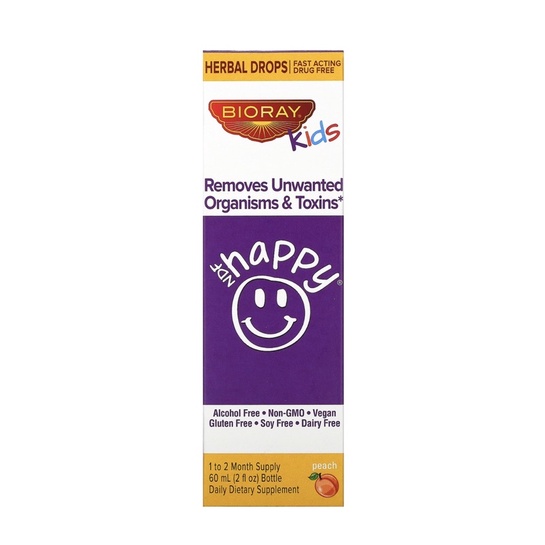 Jual Bioray NDF Happy Removes Unwanted Organisms & Toxins Kids Peach ...