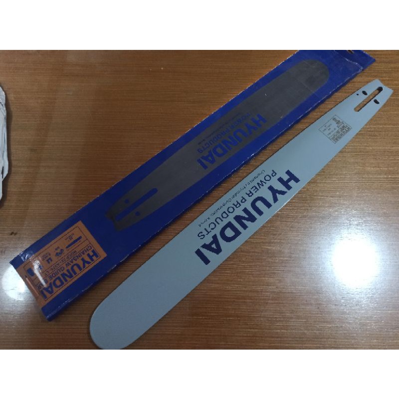 Jual HYUNDAI Bar Baja Laser Gergaji Potong Pohon Kayu Chainsaw 22" inch untuk rantai 38T ...