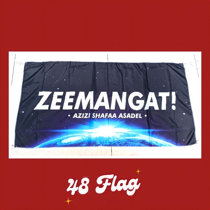 Jual CUSTOM BENDERA SABLON PRINTING - 48FLAG | Shopee Indonesia