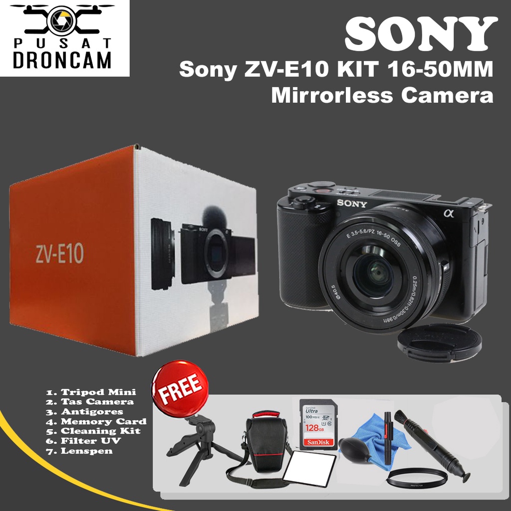 Jual Sony Alpha ZV-E10 Kit 16-50MM Mirrorless Camera - ZVE10 - ZVE-10 ...