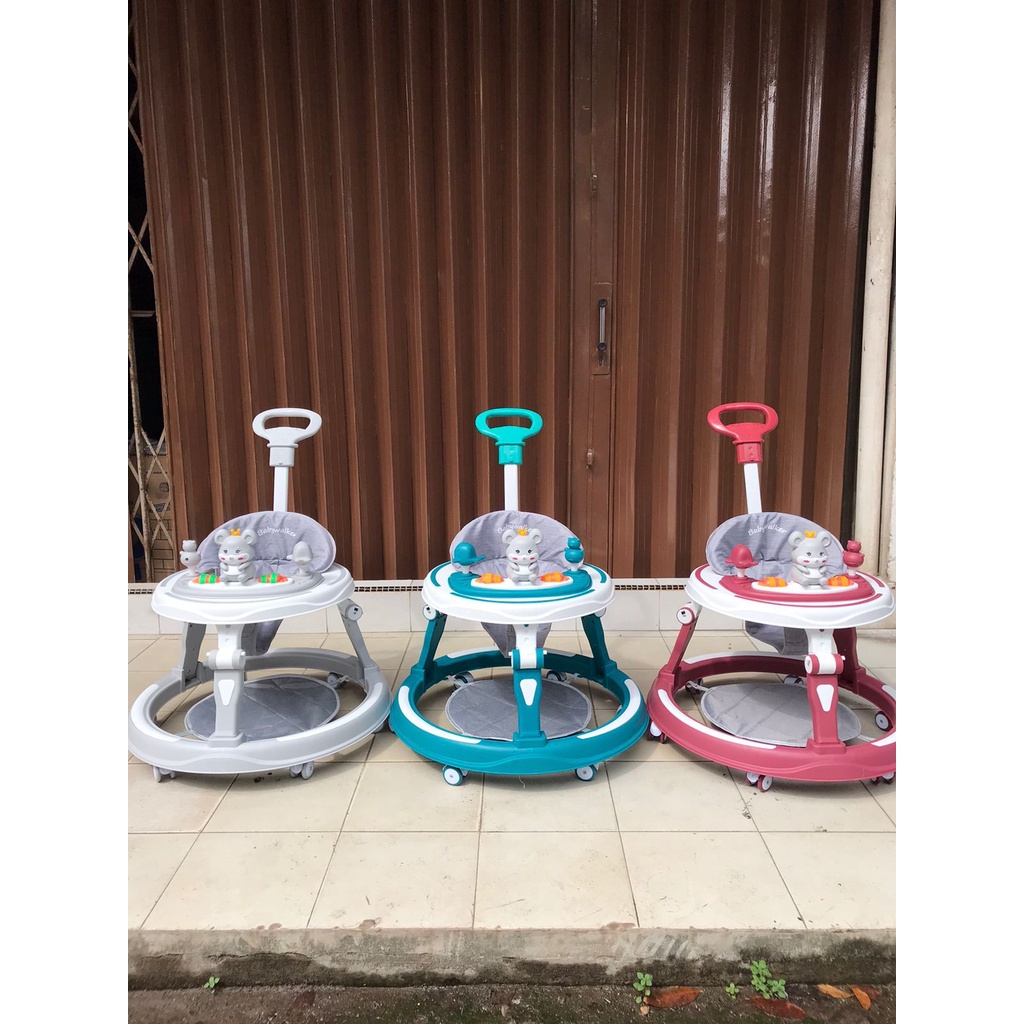Jual Kereta Bulat & Baby Walker Circle Walker Kursi Belajar Jalan Model Bulat MICE | Shopee ...