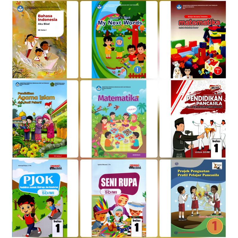 Jual Pelajaran Kurikulum Merdeka/Penggerak Kelas 1 SD 2021 (Kumer) | Shopee Indonesia