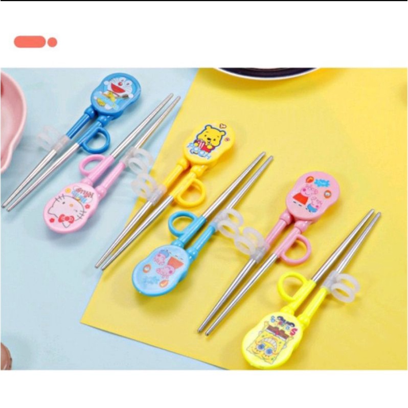 Jual Sumpit Belajar Anak Karakter | Sumpit Anak Belajar Makan Model ...