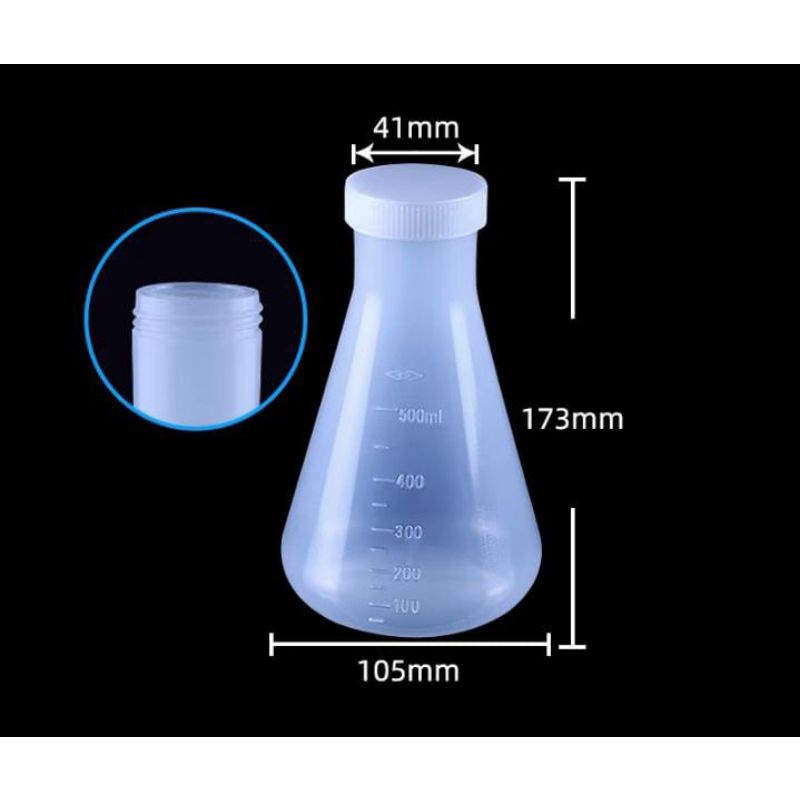 Jual Erlenmeyer flask Labu erlenmeyer plastik PP 100 ml 250 ml 500 ml ... Jual Erlenmeyer flask Labu erlenmeyer plastik PP 100 ml 250 ml 500 ml ...