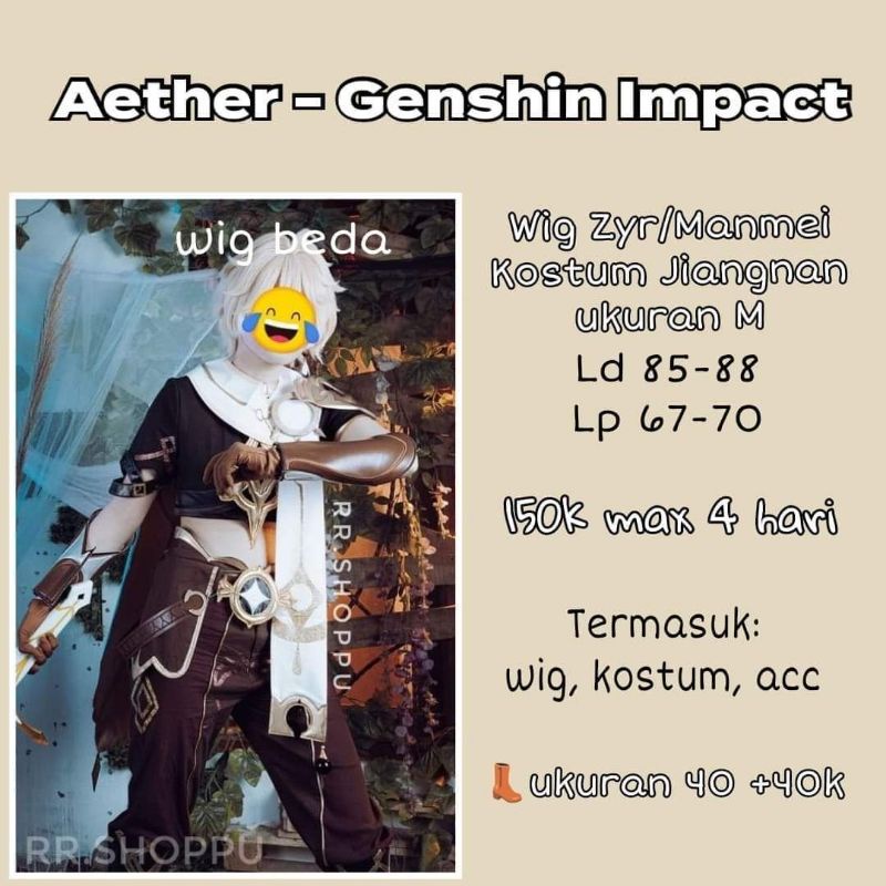 Harga aether cosplay rental Terbaru Jan 2025 |BigGo Indonesia