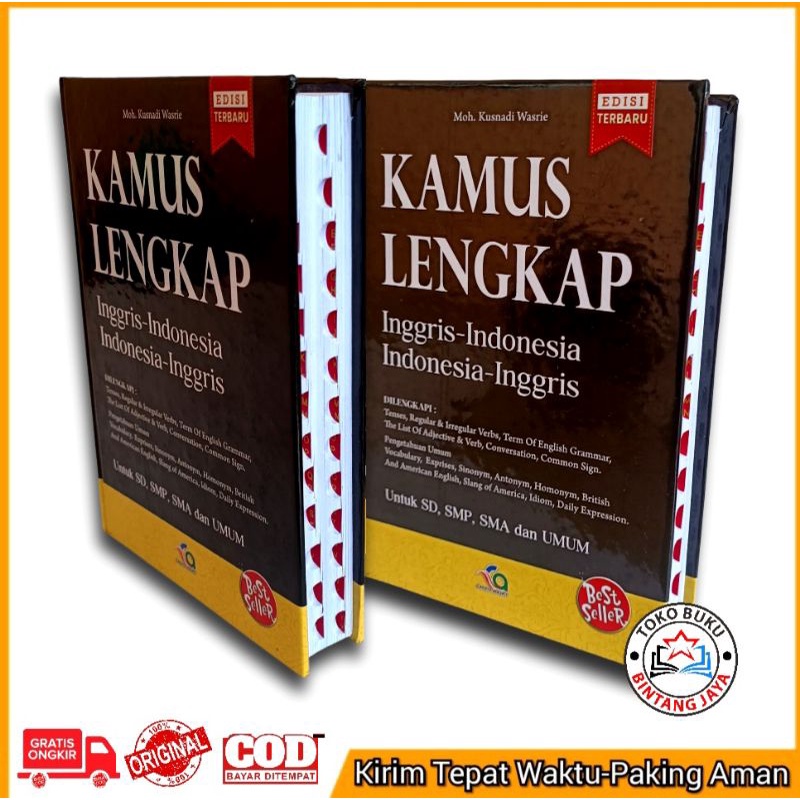Jual Kamus Bahasa Inggris Lengkap Hard Cover ( Inggis Indonesia ...