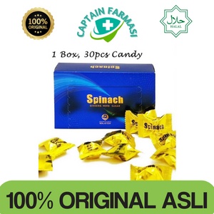 Jual Spinach Candy Herbal 30 Pcs - Permen Spinach Gingseng Original ...