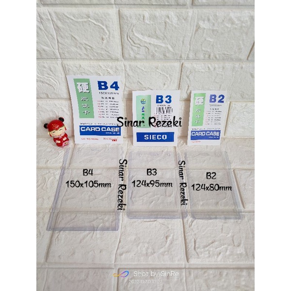 Jual 1 pak = 20 buah!! Card case B2/card case B3/card case B4/id card/keplek id card | Shopee ...