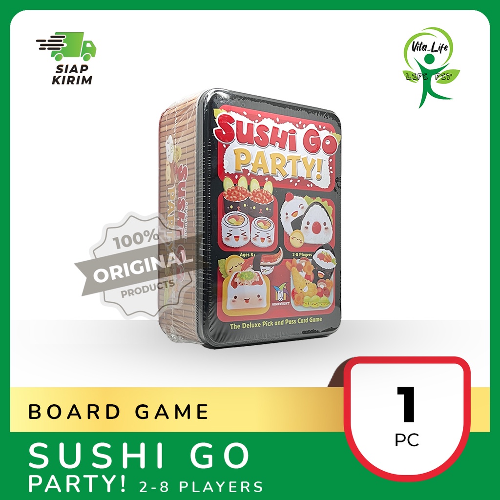Jual SUSHI GO PARTY BOARD GAME - ORIGINAL USA | Shopee Indonesia