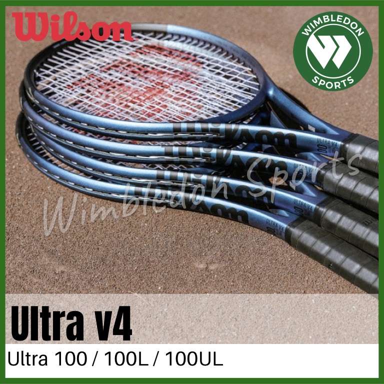 Jual Raket Tenis Wilson Ultra v4 / Raket Wilson Ultra 100 v4 ORIGINAL ...